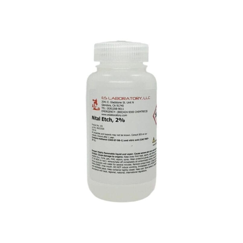Nital Etch, 2%, 250 mL | Etchant Store