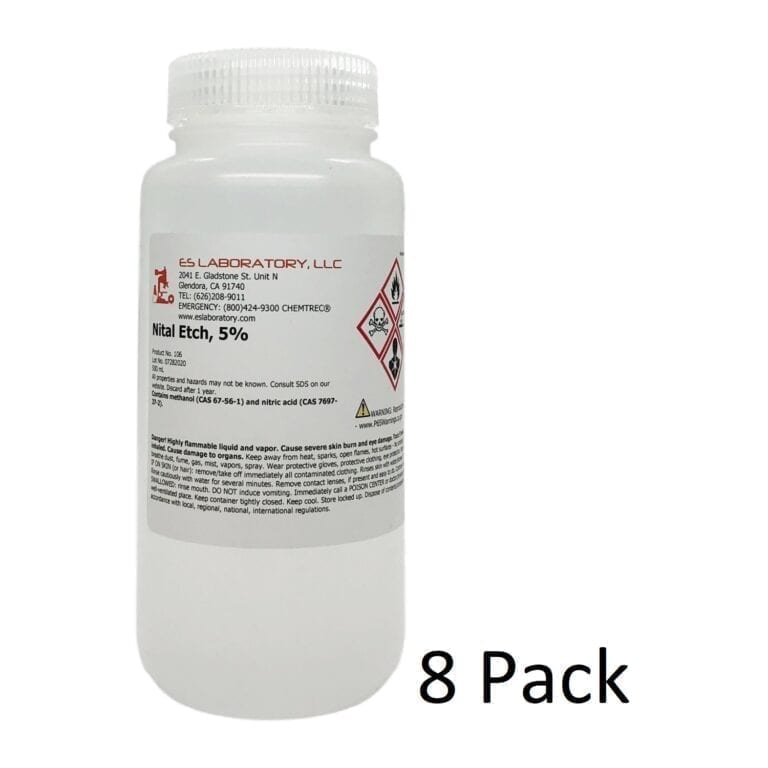 Nital Etch, 2%, 500 mL | Etchant Store