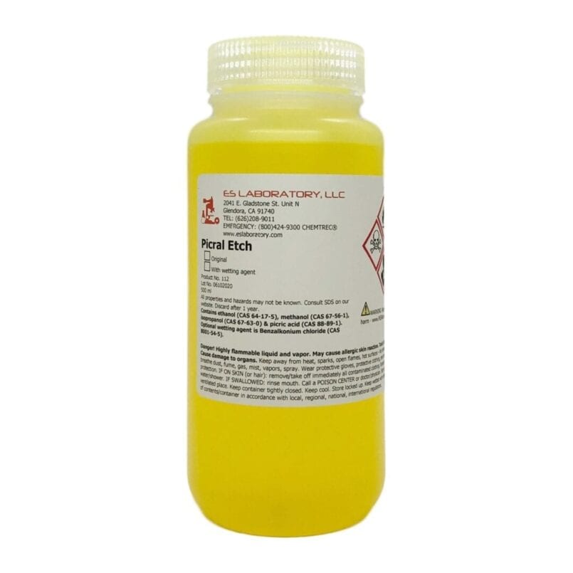 Picral Etch, 500 mL | Etchant Store