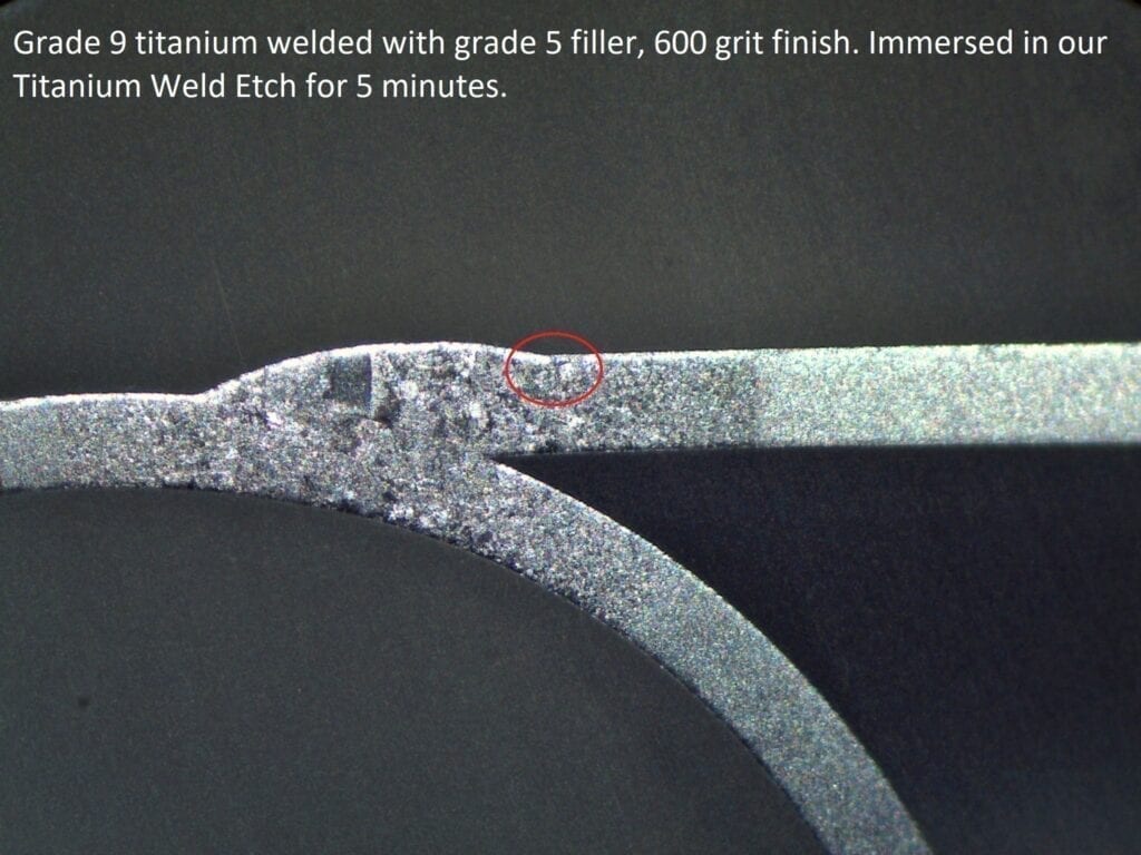 AWS D1.9 Titanium Weld Etch | Etchant Store