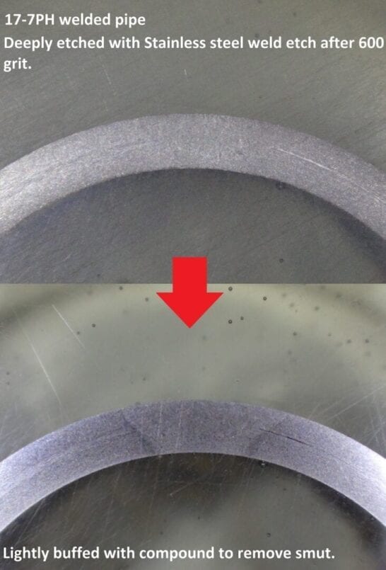 Stainless Steel Weld Etch, 250 mL | Etchant Store